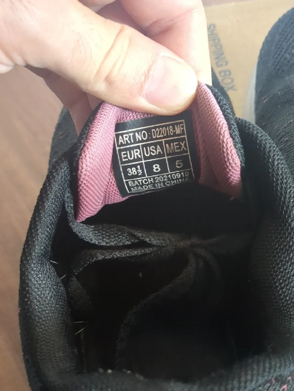 Shoes | Blackpink Knit Athletic Sneakers With White Platform Sole With ...